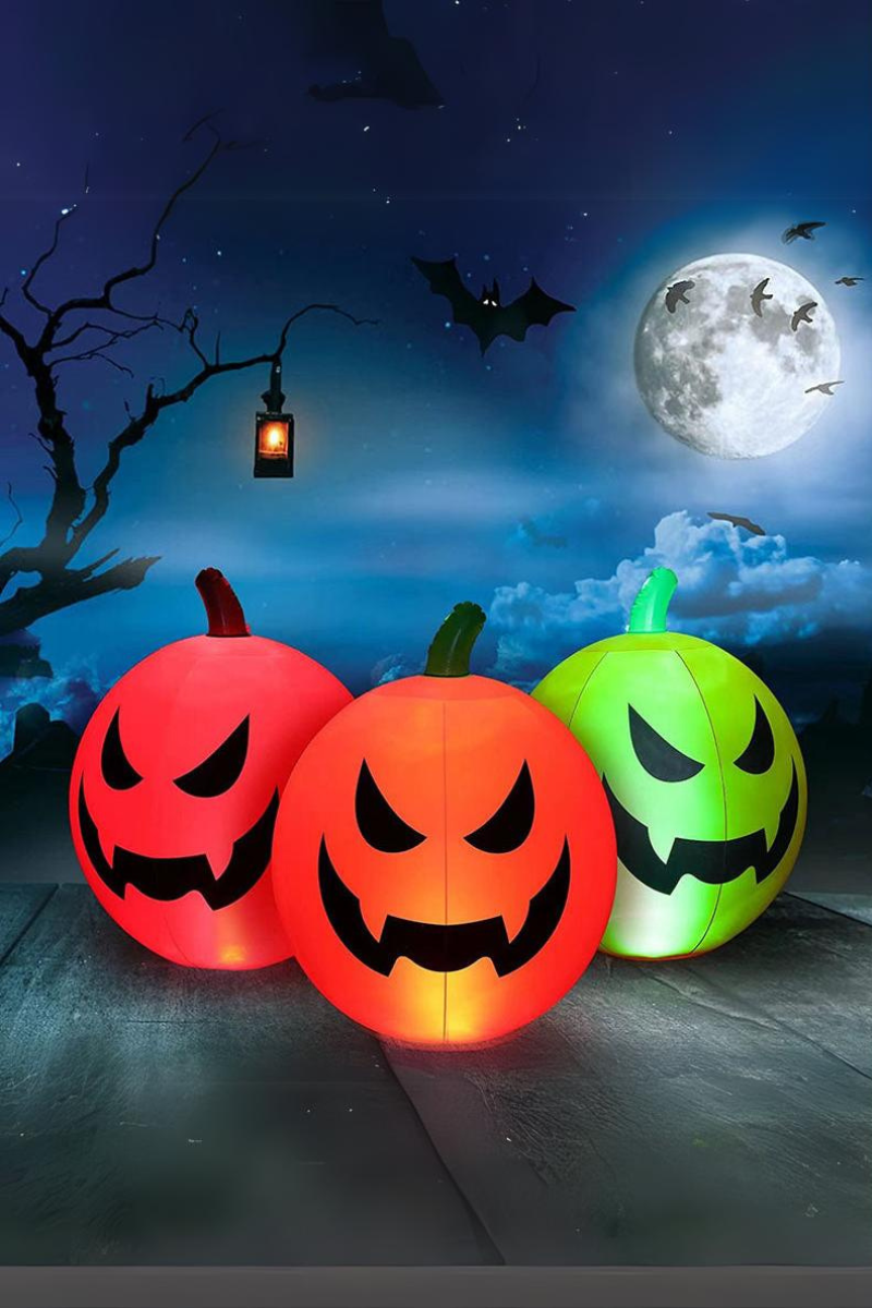 Giant 23.6" Halloween Inflatable LED Pumpkin Decoration – celebrate-nds.com